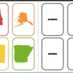 50 States, 50 US States, 50 States for Kids, US Geography, Kids ...