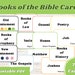 Books of the Bible Flashcards, Books of Bible Cards for Kids, Kids ...