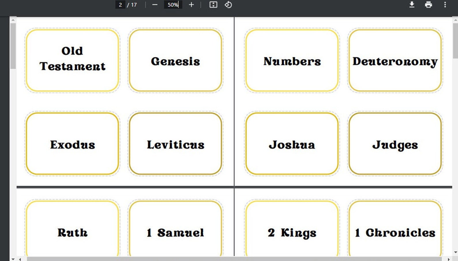 Books of the Bible Flashcards, Books of Bible Cards for Kids, Kids ...