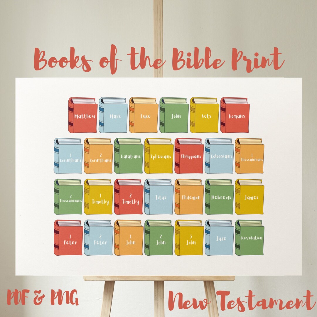 Bible Poster, New Testament Books, Books of the Bible, Kids Bible ...