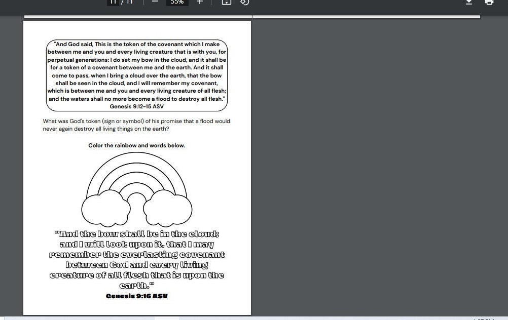 Noah and the Ark, Bible Worksheets, Noah Printable, Kids Bible Study ...