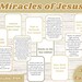 Miracles of Jesus, Jesus Miracles, Bible Flashcards, Kids Bible Cards ...