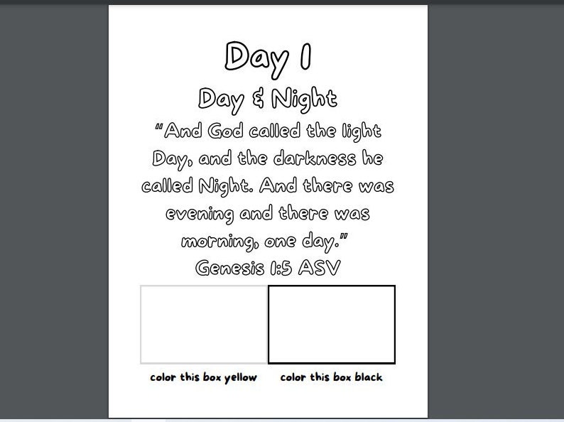 Genesis, Creation Bible Story, Bible Coloring Pages, Bible Coloring ...