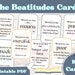 The Beatitudes, Beatitudes, Beatitudes Printable, Matthew 5, Sunday ...