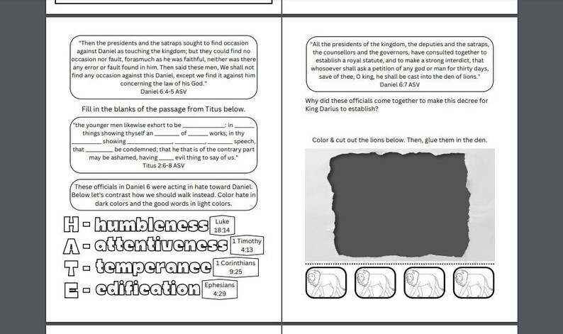 Daniel Bible, Bible Worksheets, Kids Bible Printable, Kids Bible Study ...