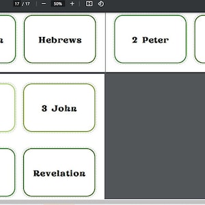 Books of the Bible Flashcards, Books of Bible Cards for Kids, Kids ...