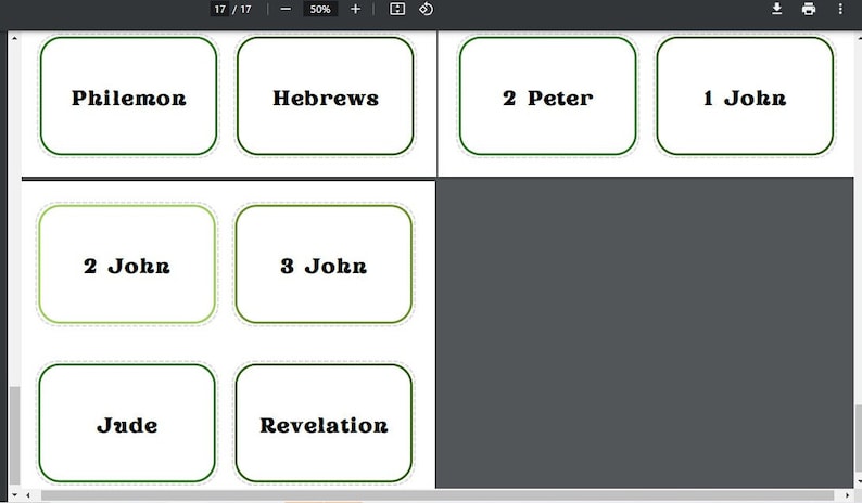 Books of the Bible Flashcards, Books of Bible Cards for Kids, Kids ...