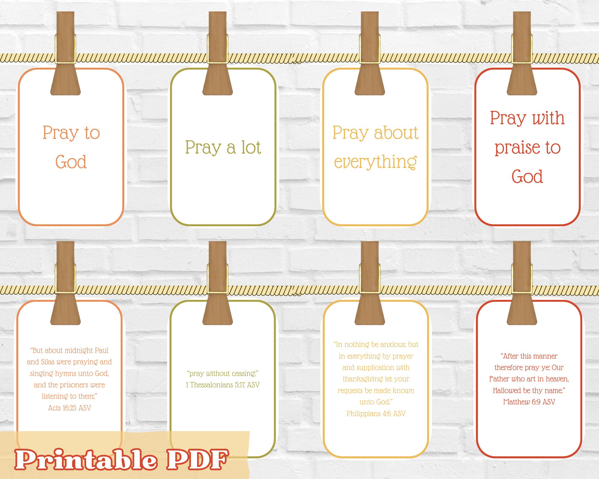 How to Pray, Kids Prayer Cards, Childrens Prayer, Bible Flashcards ...