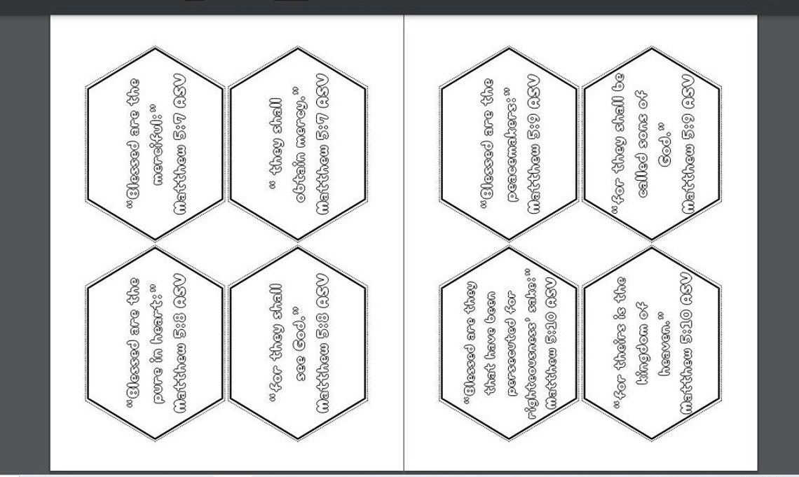 The Beatitudes, Beatitudes, Bible School Crafts, Beatitudes Printable ...