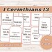 1 Corinthians 13, Bible Flashcards, Corinthians, Corinthians 13, Bible ...