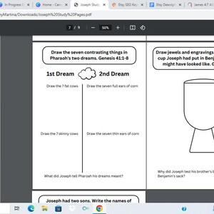 Story of Joseph, Bible Activity Pages, Bible Worksheets, Kids Bible ...