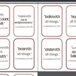 1 Corinthians 13, Bible Flashcards, Corinthians, Corinthians 13, Bible ...