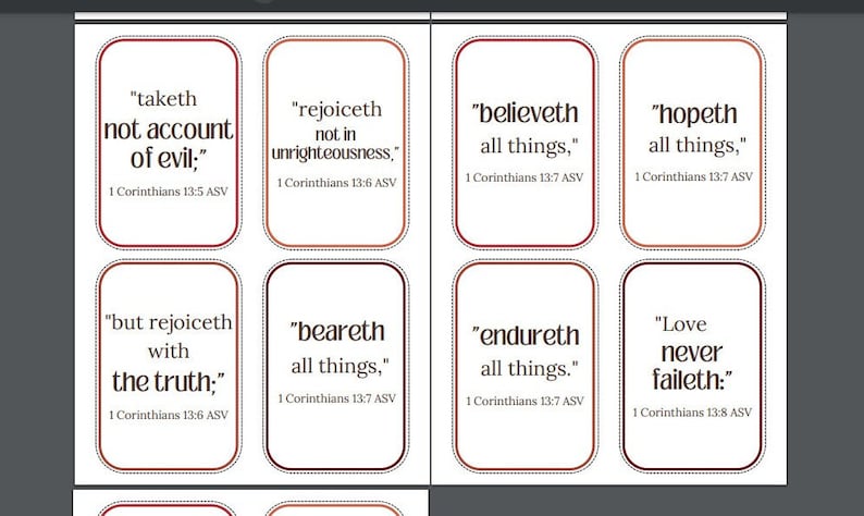 1 Corinthians 13, Bible Flashcards, Corinthians, Corinthians 13, Bible ...