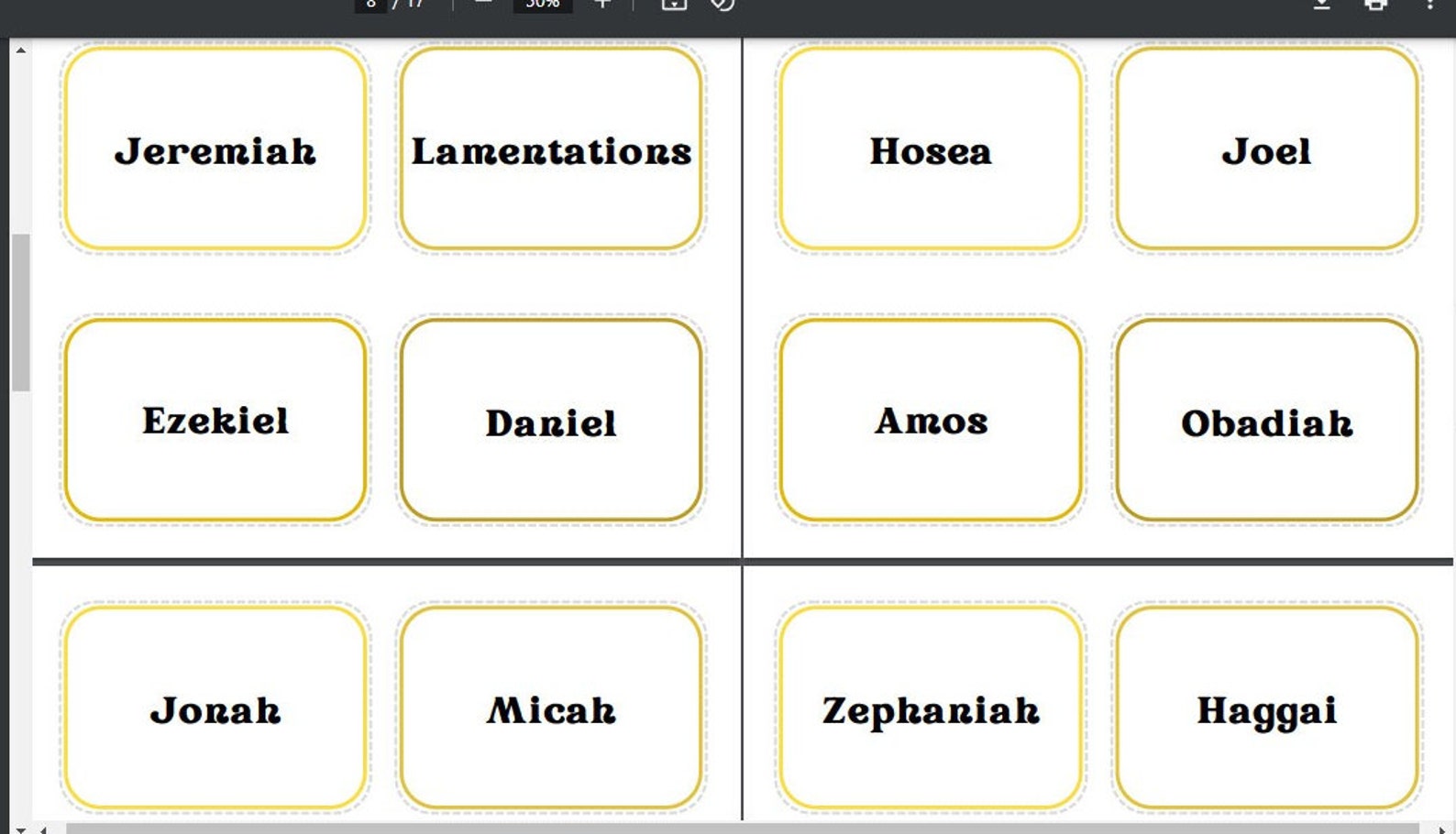 Books of the Bible Flashcards, Books of Bible Cards for Kids, Kids ...