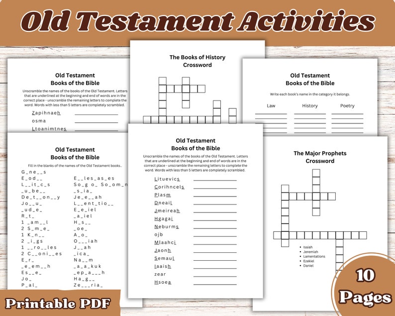 Books of the Bible, Old Testament, Books of Bible, Bible Books, Kids ...