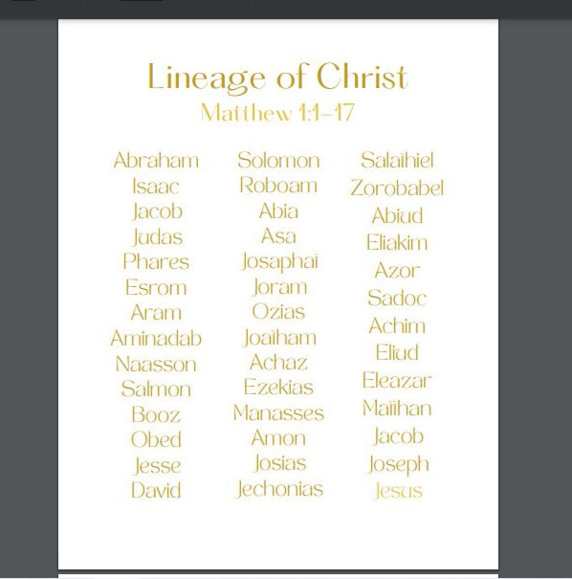 Jesus Family, Genealogy of Jesus, Jesus Printable, Jesus Family Tree ...