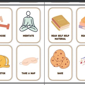 Self Care Cards, Selfcare Cards, Self Care Flashcards, Self Care Ideas ...