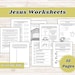 Life of Jesus, Bible Worksheets, Jesus Printable, Kids Bible Study ...
