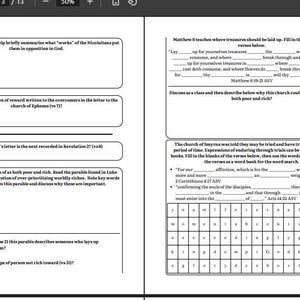 Bible Activity Pages, Revelation, Bible Worksheets, Kids Bible Lessons ...