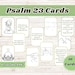 Psalm 23, Psalm 23 Printable, Psalms 23, Bible Cards for Kids, Kids ...