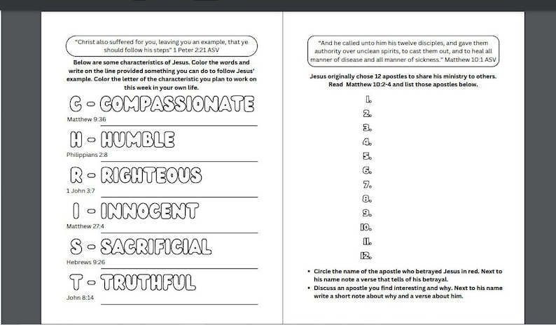 Life of Jesus, Bible Worksheets, Jesus Printable, Kids Bible Study ...