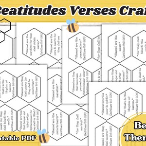 The Beatitudes, Beatitudes, Bible School Crafts, Beatitudes Printable ...