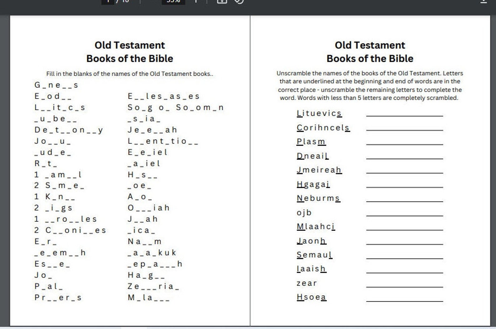 Books of the Bible, Old Testament, Books of Bible, Bible Books, Kids ...