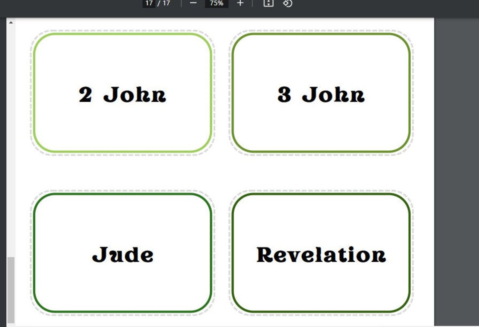 Books of the Bible Flashcards, Books of Bible Cards for Kids, Kids ...