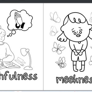 Fruit of the Spirit, Bible Coloring Pages, Bible Coloring Kids, Bible ...