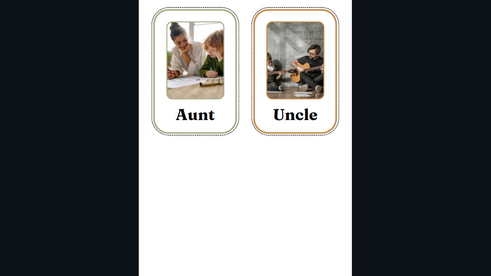 Family Flashcards, Family Flash Cards, Family Members, Flashcard ...