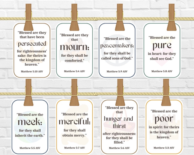The Beatitudes, Beatitudes, Beatitudes Printable, Matthew 5, Sunday ...