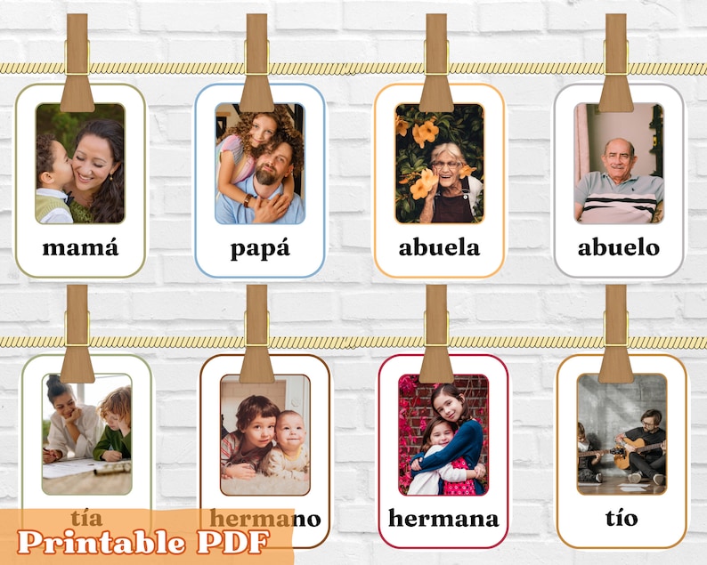 Family Flashcards, Family Flash Cards, Family Members, Flashcard ...