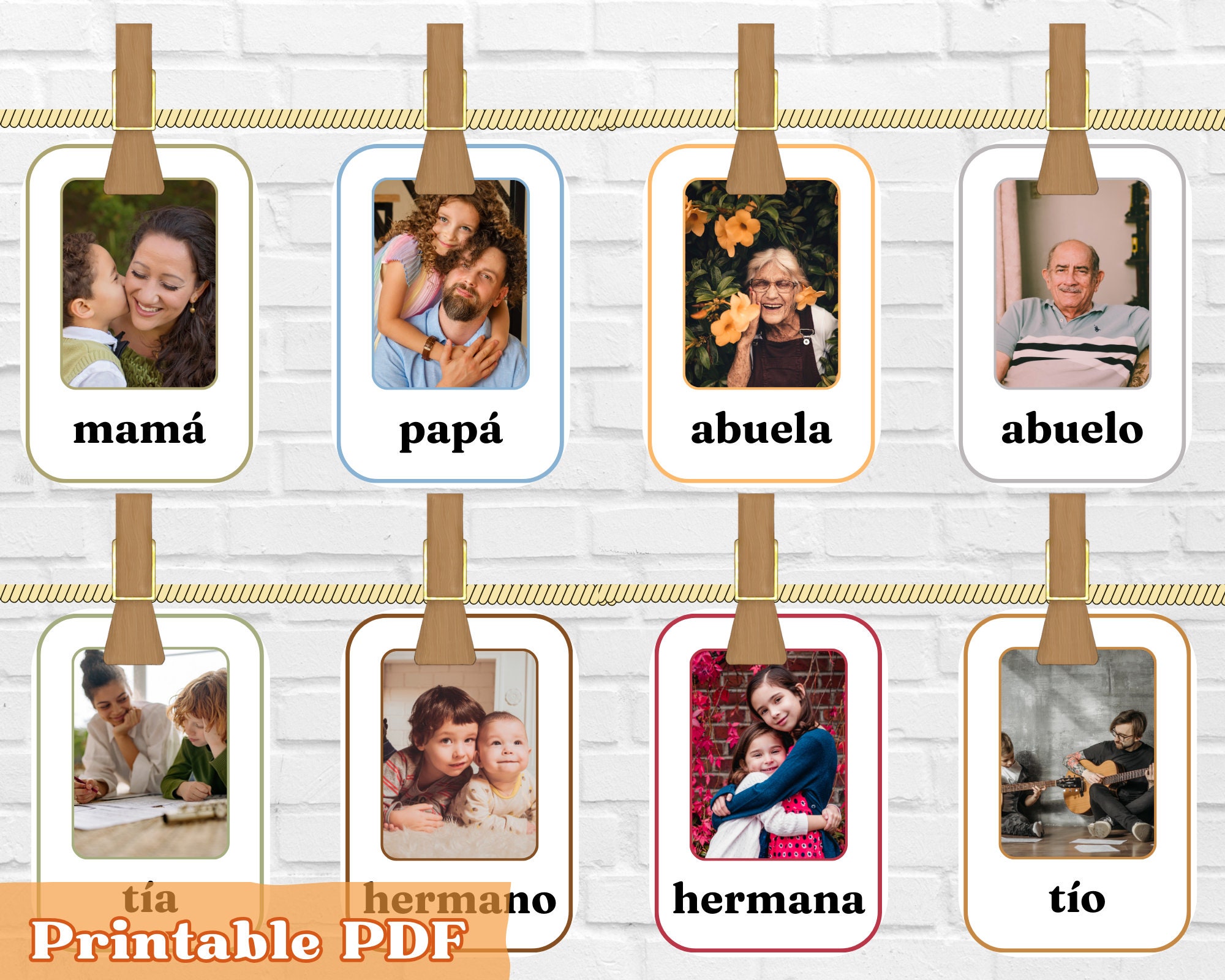 Family Flashcards, Family Flash Cards, Family Members, Flashcard ...