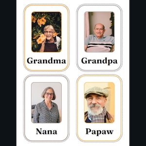 Family Flashcards, Family Flash Cards, Family Members, Flashcard ...