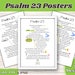 Psalm 23, Psalm 23 Wall Art, Psalm 23 Print, Psalm 23 Poster, Psalm 23 ...