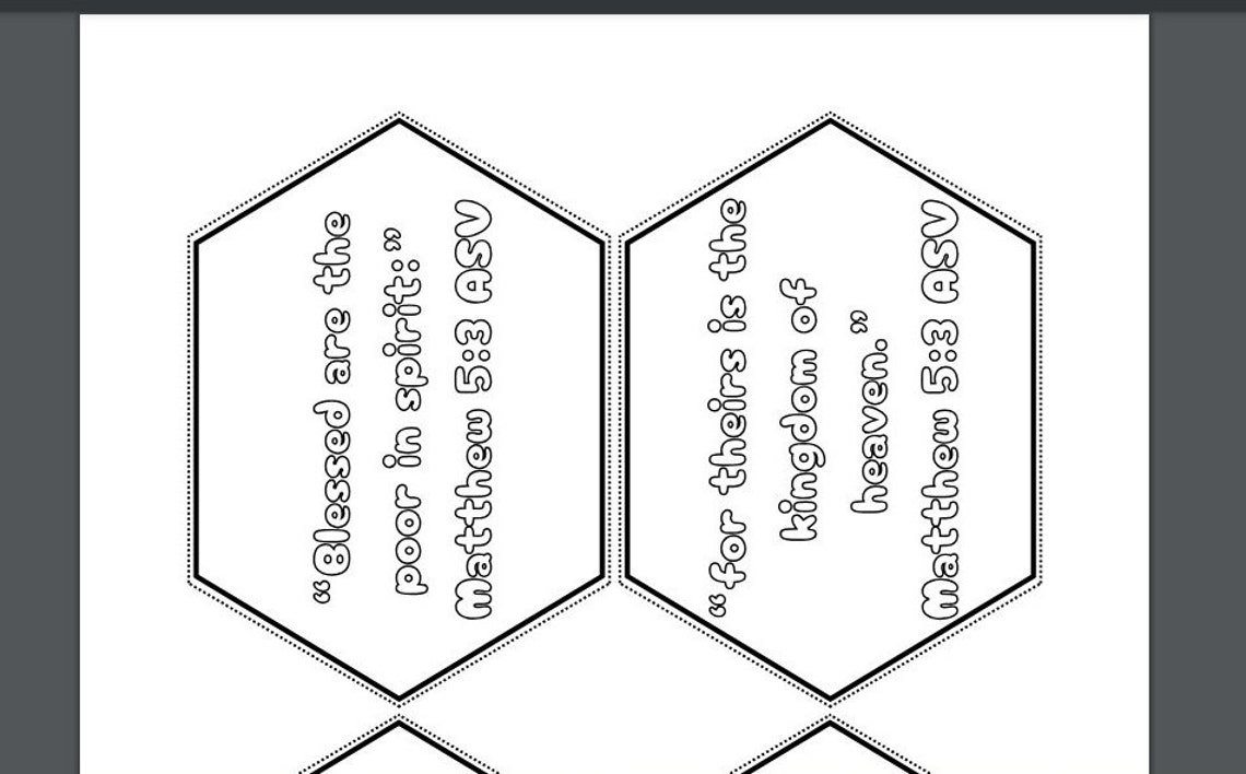 The Beatitudes, Beatitudes, Bible School Crafts, Beatitudes Printable ...