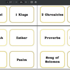 Books of the Bible Flashcards, Books of Bible Cards for Kids, Kids ...
