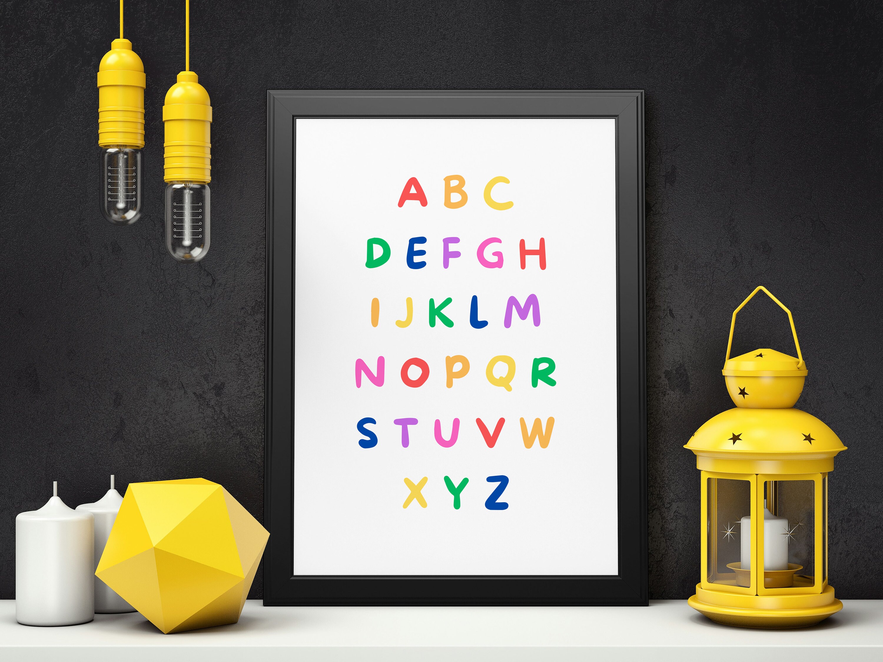 Alphabet Poster, Kids Alphabet Poster, ABC Poster, Abcs Poster, Abcs ...