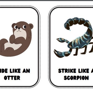 Kids Movement Cards, Animal Flash Cards, Animal Flashcards, Kids ...