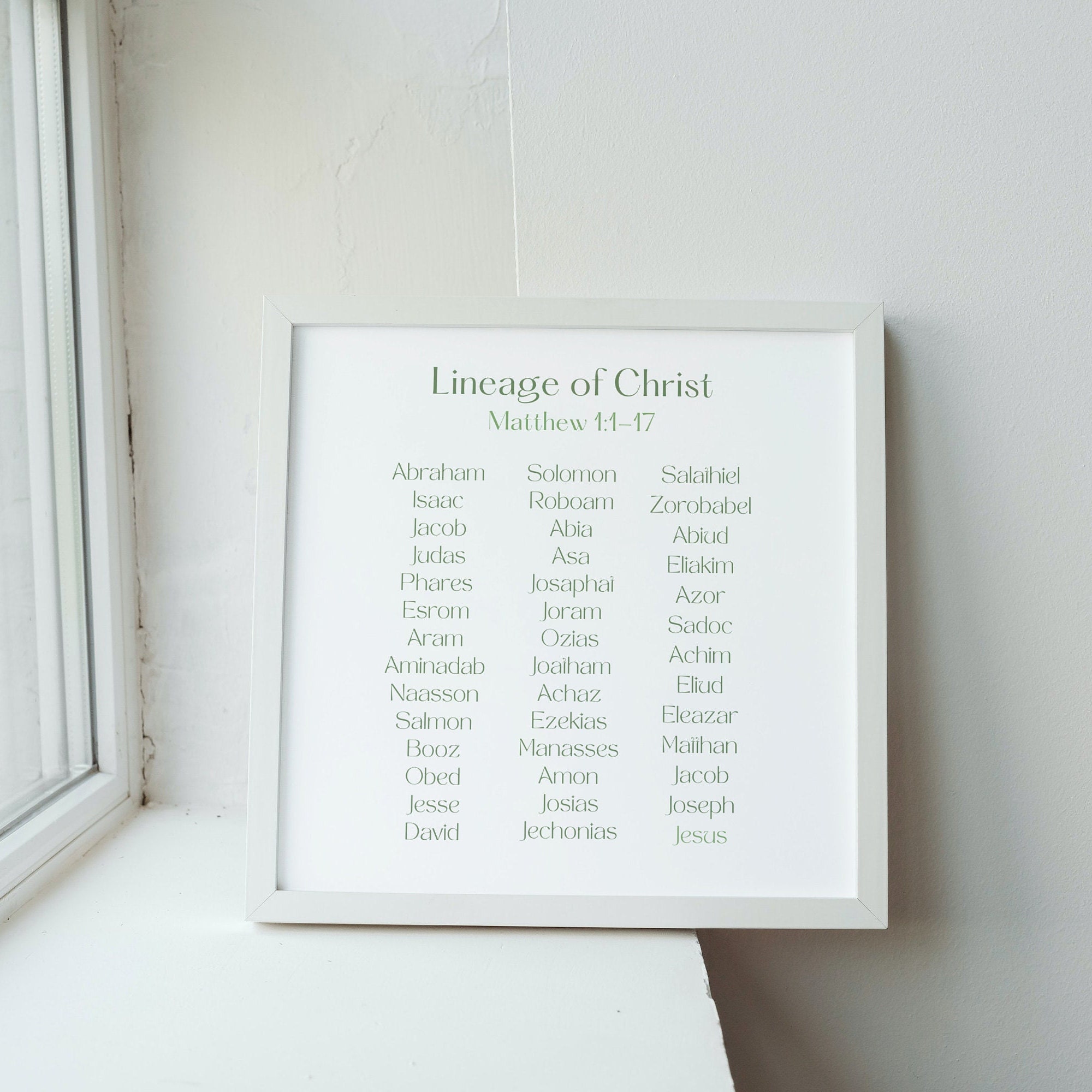 Jesus Family, Genealogy of Jesus, Jesus Printable, Jesus Family Tree ...