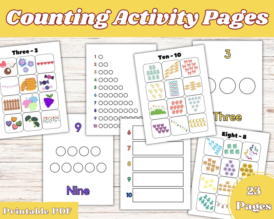 Counting Worksheets, Number Worksheets, Counting Activity, Number ...