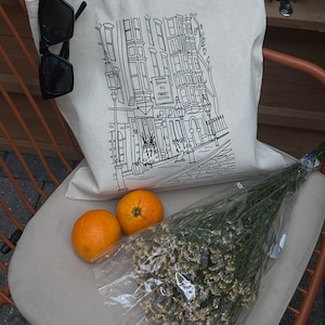 Fall in Boston Tote Bag | Boston Themed Tote Bag | Holiday Gift | Fall ...