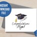 Printable Graduation Card, Congratulations Mija, Folding Graduation ...