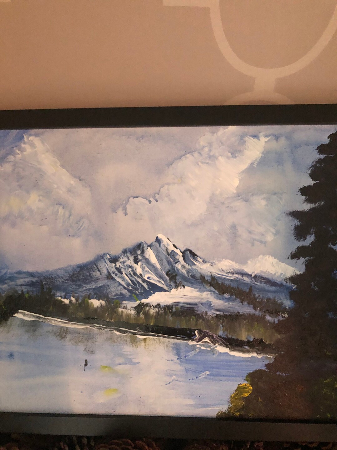 Bob Ross Blue Mountain Moment - Etsy UK