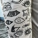 Eye Hand Painted Customised Beige Trousers/jeans - Etsy