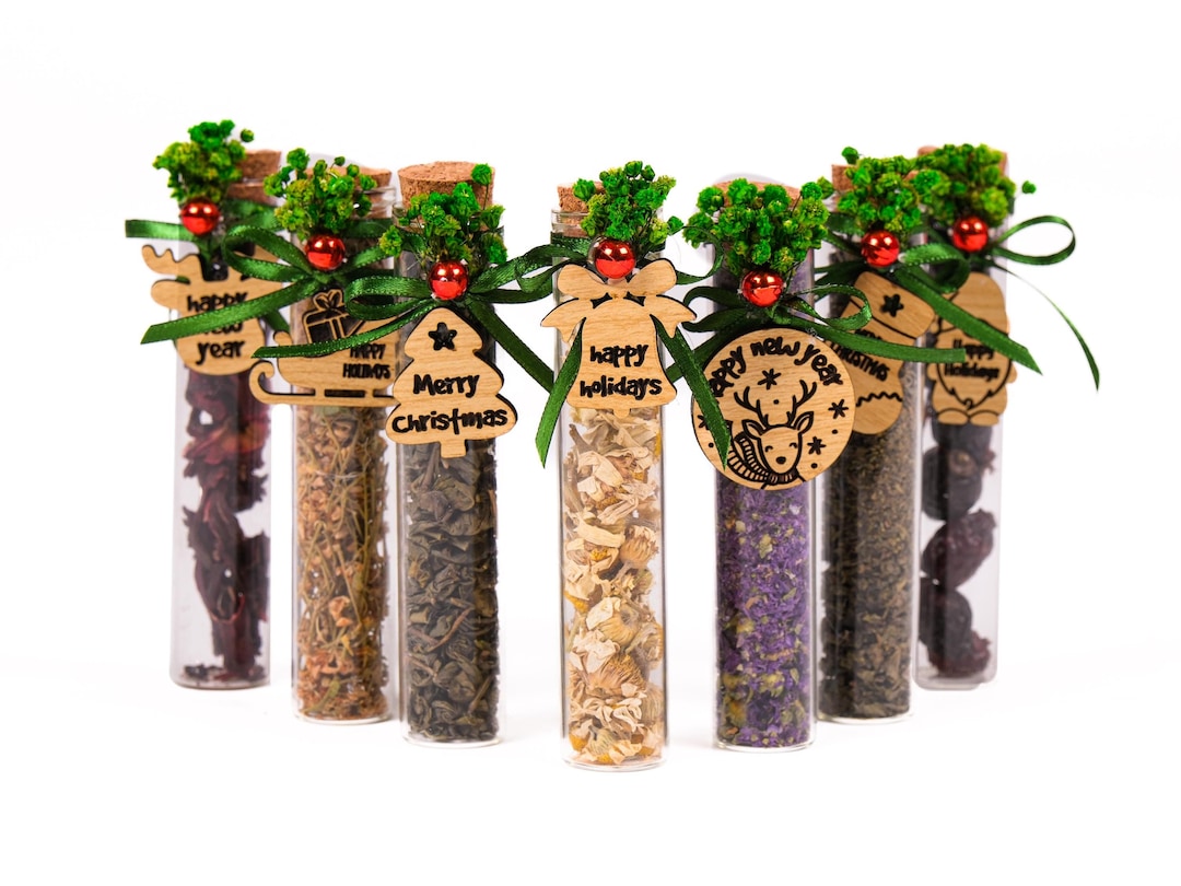 Christmas Tea Favours for Guests Bulk Gift, Personalised Tea Gift ...