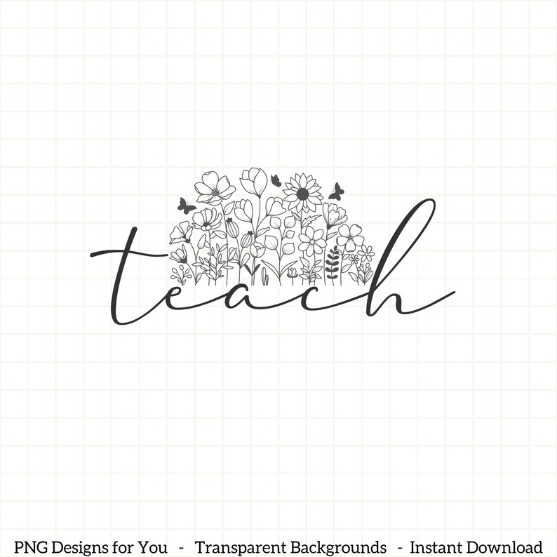 Teacher Sublimation Png Teacher SVG Sublimation File Cute - Etsy