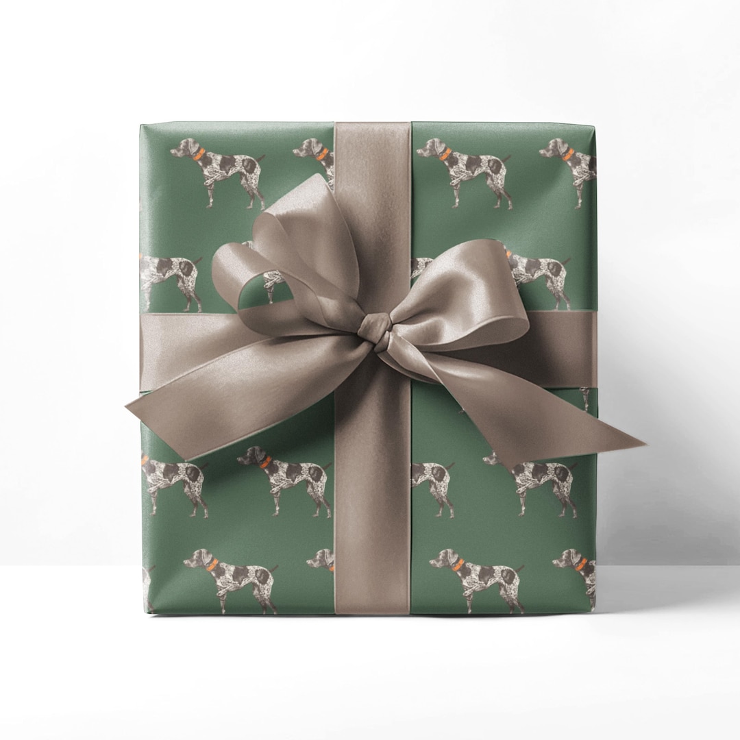 German Shorthaired Pointer GSP Wrapping Paper | Hunting Dog Pet Gift ...