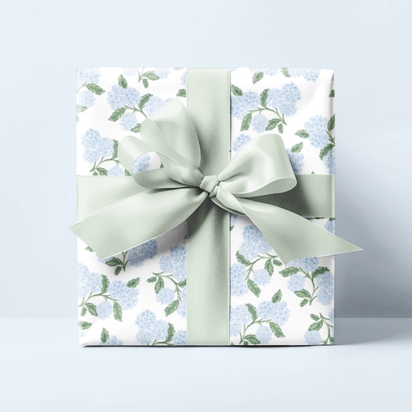 Blue Wrapping Paper - Etsy