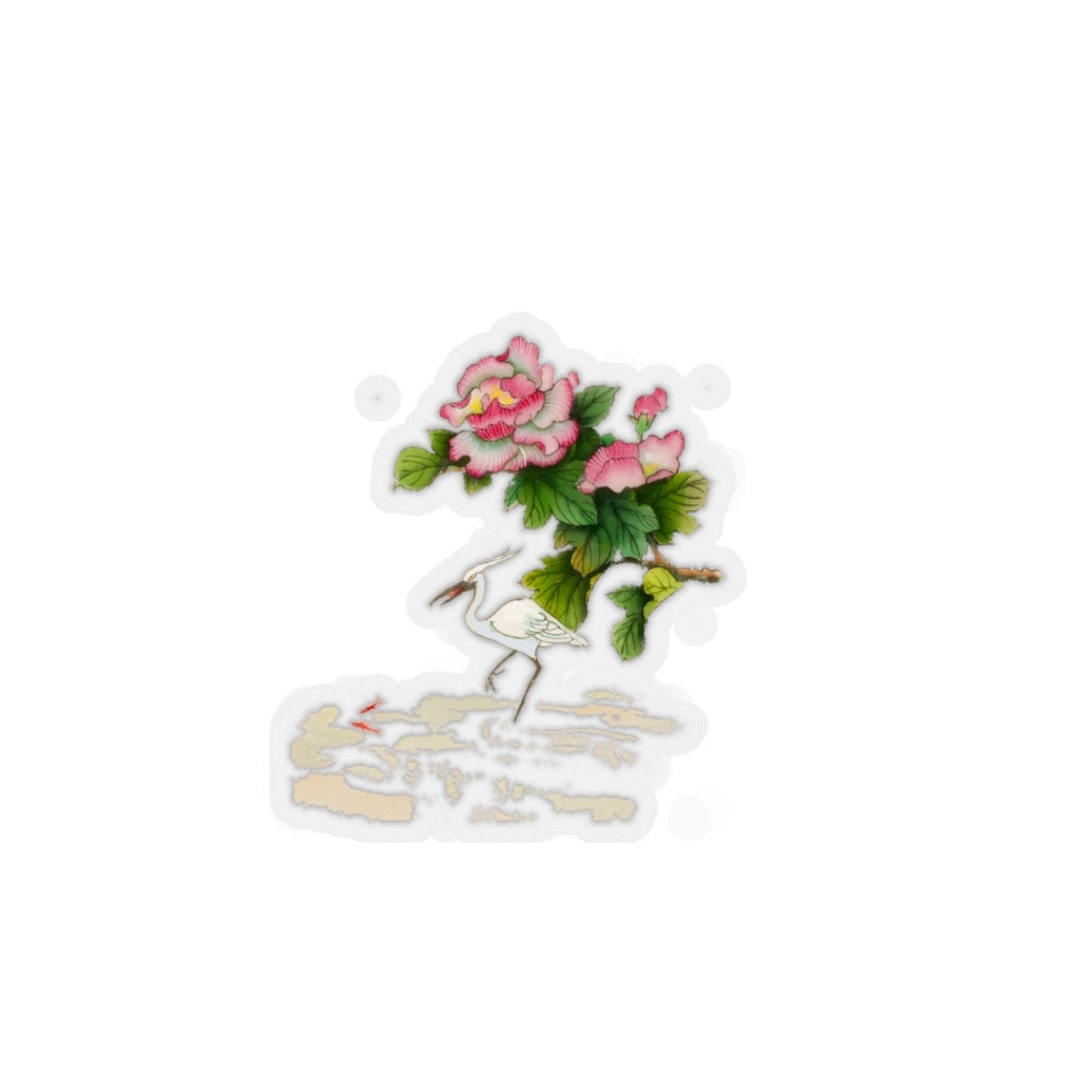 Chinese Sticker. Japanese Sticker. Flower Sticker. Chinese Flower ...